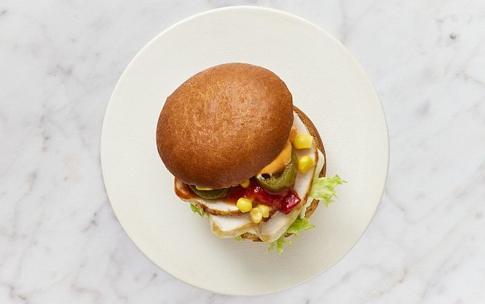 Slider med spicy kylling