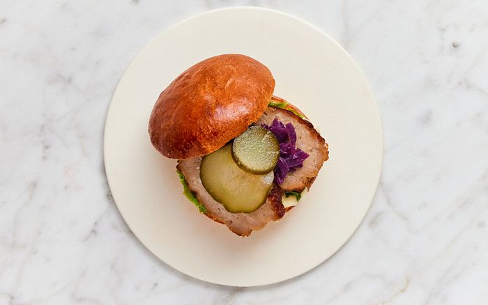 Slider med frikadelle