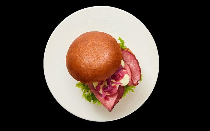 Slider med roastbeef og bearnaise