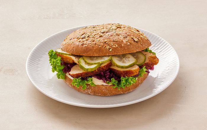 Grov sandwich med frikadelle