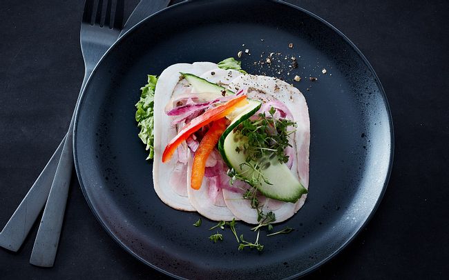 Rullepølse med løg