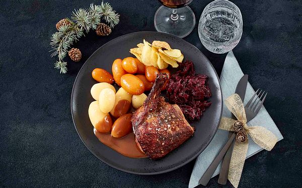 Traditionel andemenu