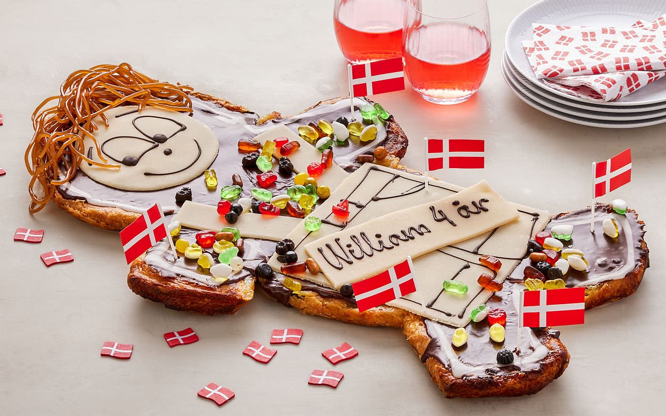 Kagemand af wienerbrød